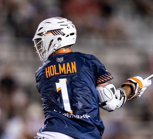 What Does PLL Attackman Marcus Holman Wear Every Game On His Neck? & Q30